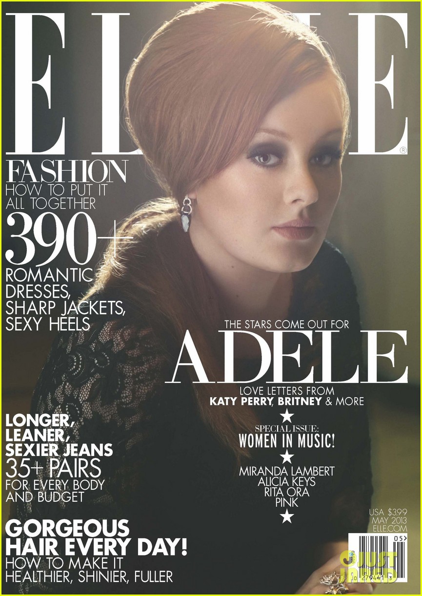 Adele Covers Elle's Women in Music Issue May 2013: Photo 2846263 ...