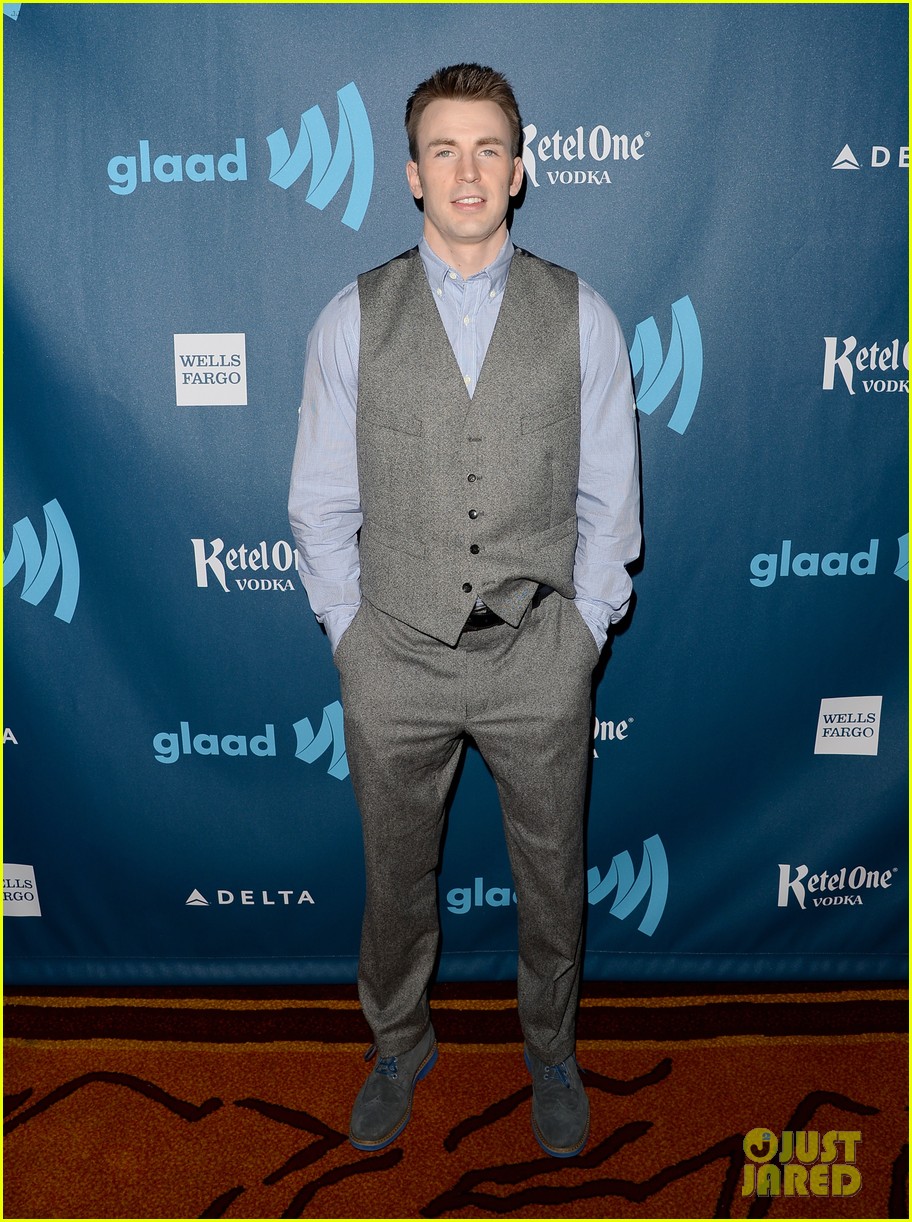 Chris Evans: GLAAD Media Awards 2013 with Brother Scott!: Photo 2854331 ...