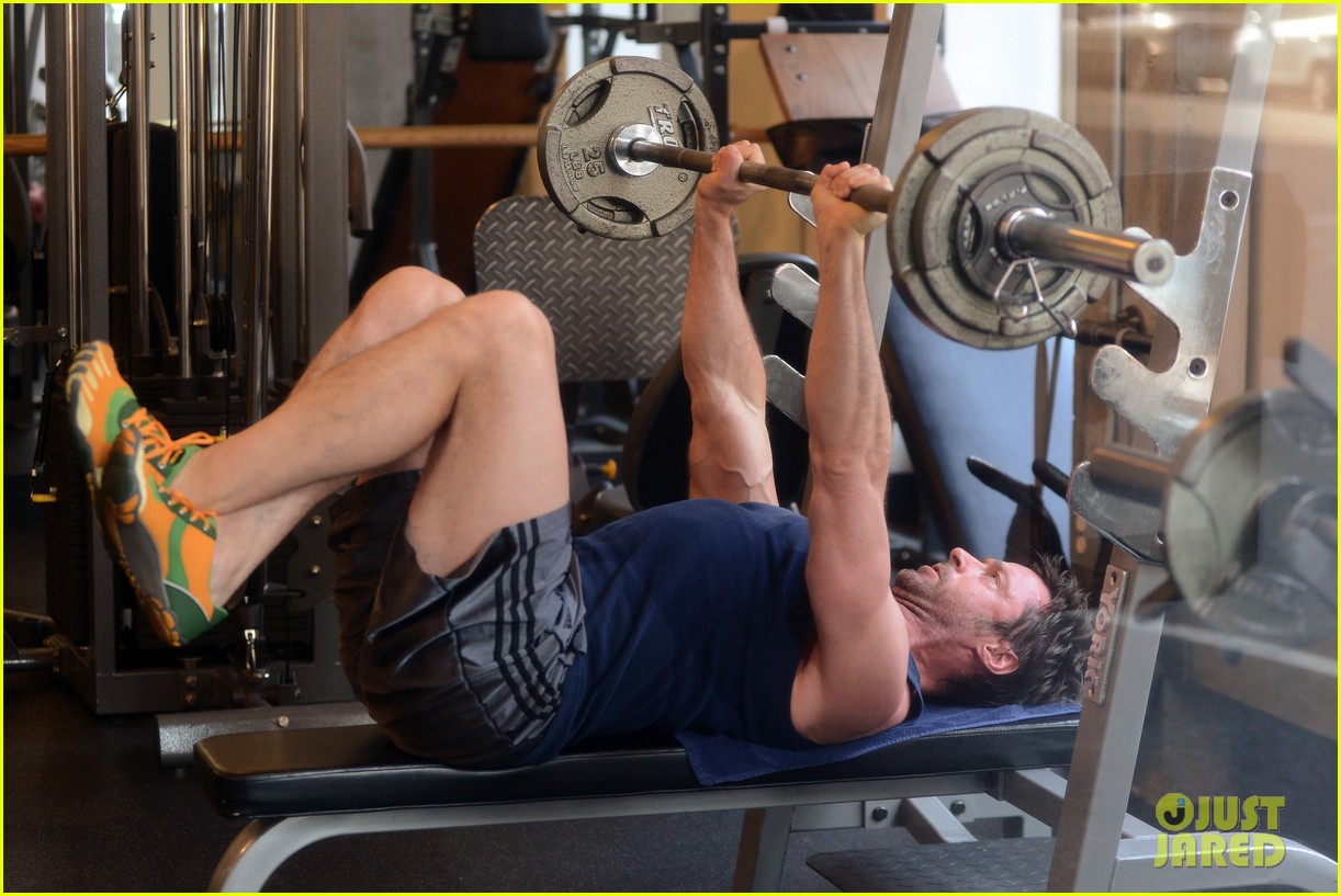 Hugh Jackman: Bulging Biceps Workout!: Photo 2847034 | Ava Jackman ...