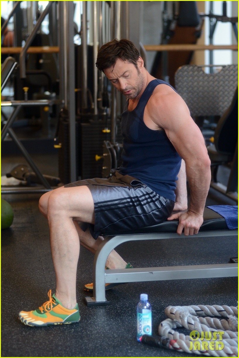 Hugh Jackman: Bulging Biceps Workout!: Photo 2847043 | Ava Jackman ...