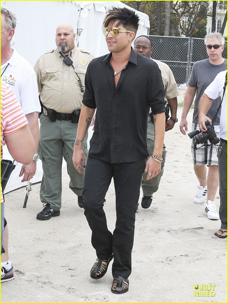 Adam Lambert: Miami Beach Gay Pride Parade Performer!: Photo 2848824 ...