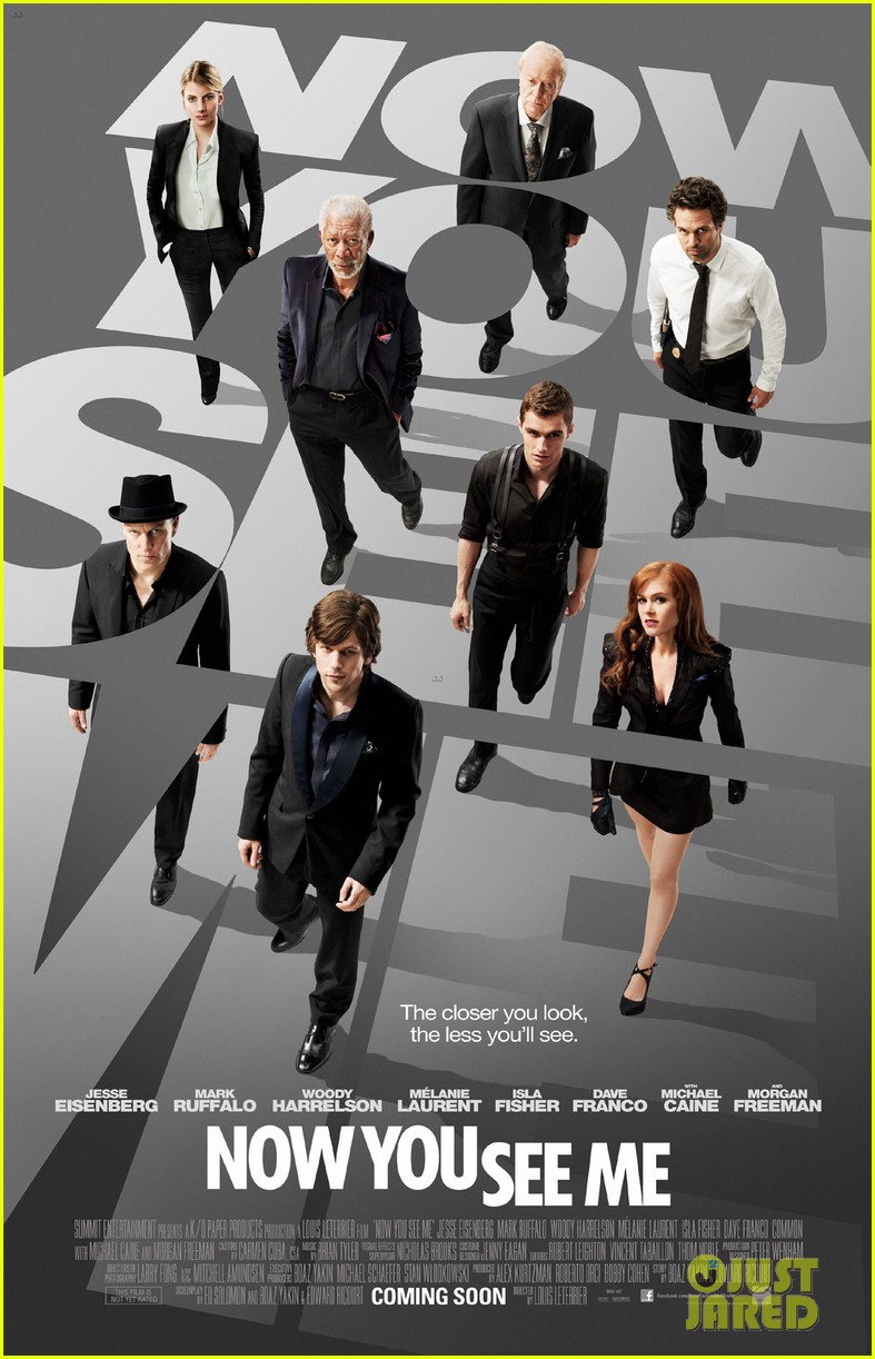 Jesse Eisenberg & Dave Franco: 'Now You See Me' Poster & Trailer ...