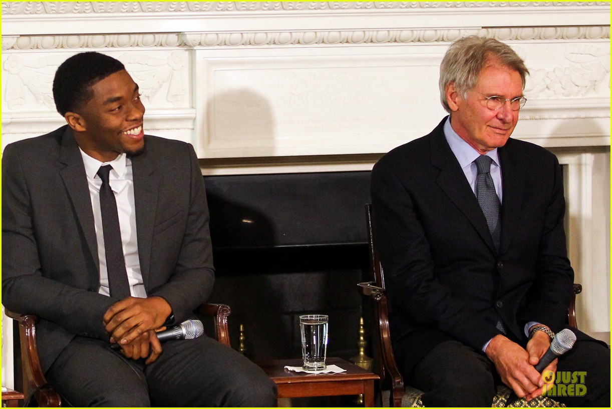 Michelle Obama: I'm Tripping Out On Harrison Ford!: Photo 2842182 ...