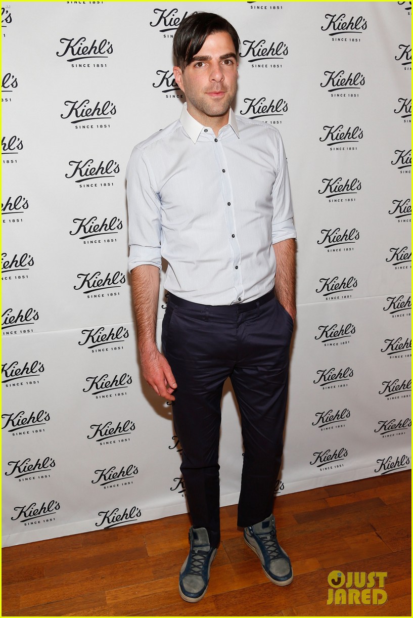 Zachary Quinto & AnnaSophia Robb: Kiehl's Environmental Launch: Photo ...