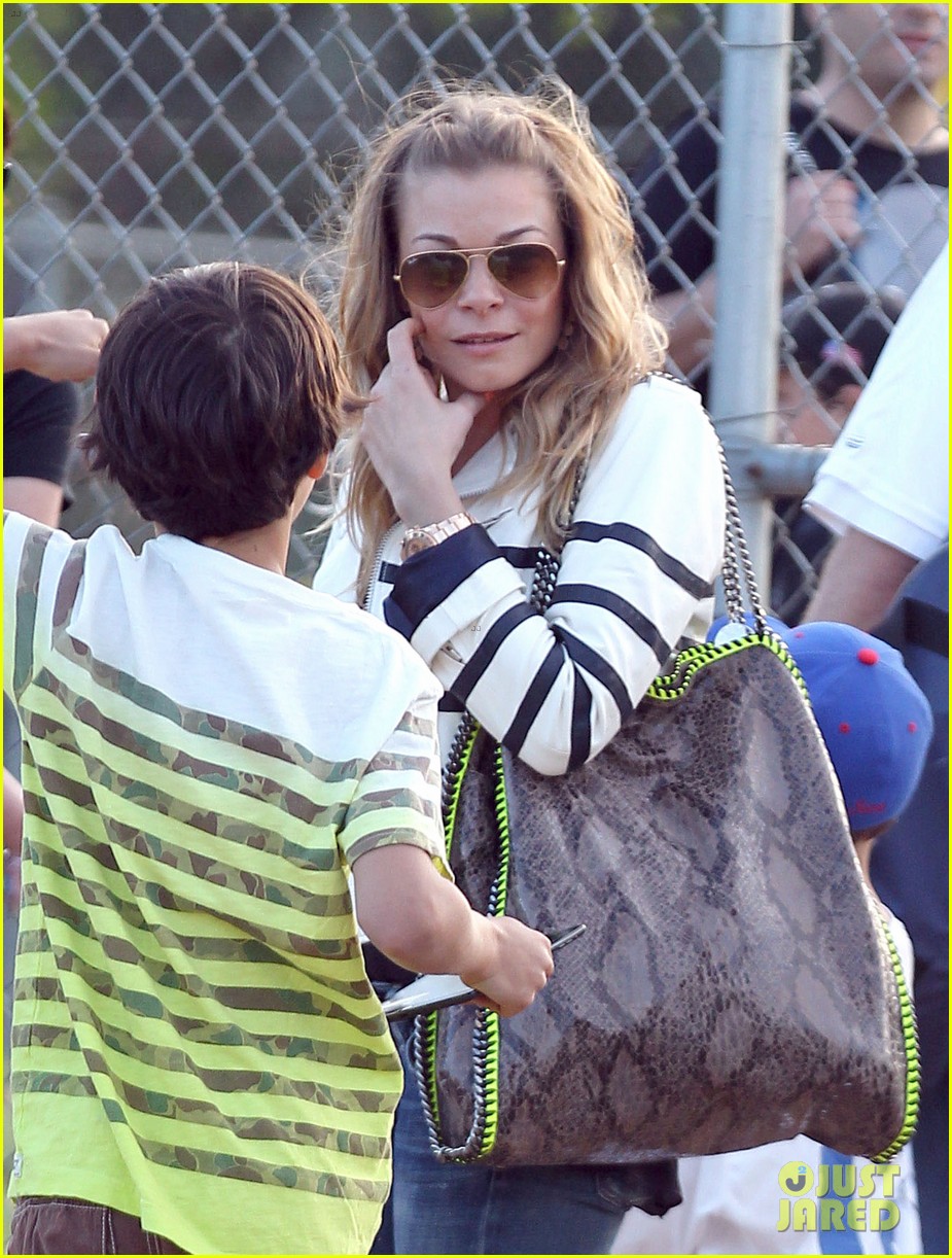 LeAnn Rimes: Jake's Baseball Game with Mason!: Photo 2843632 | Brandi ...