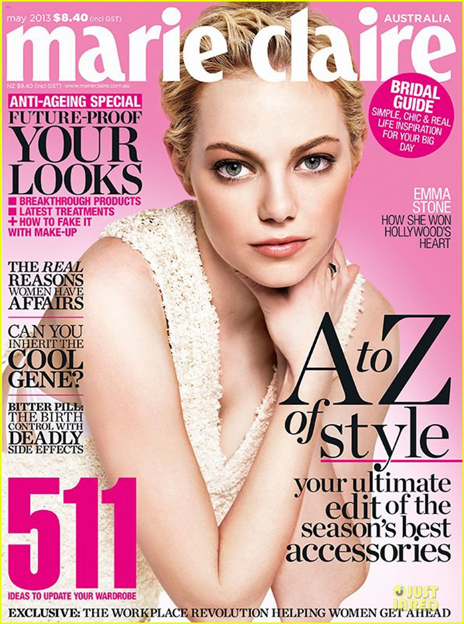 Emma Stone Covers 'Marie Claire Australia' May 2013: Photo 2846296 ...