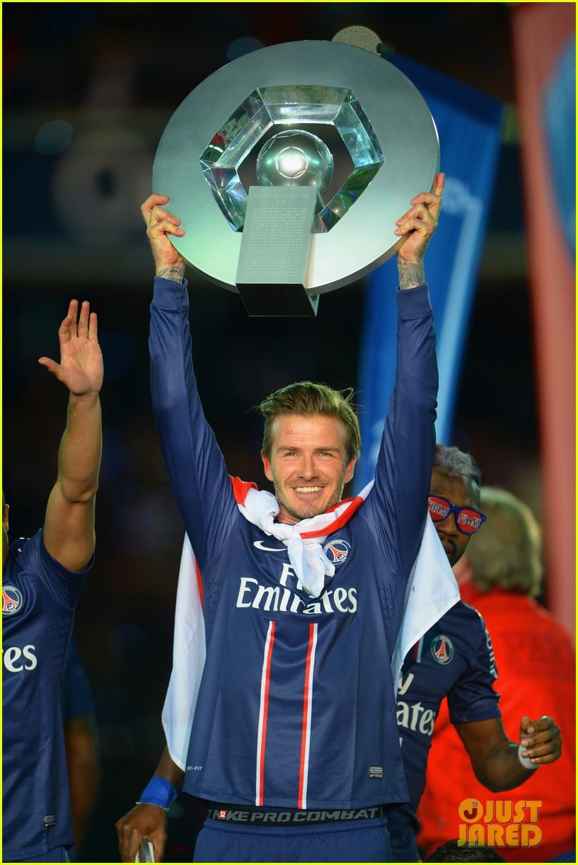 David Beckham Celebrates Last Soccer Game with Family!: Photo 2873277 ...