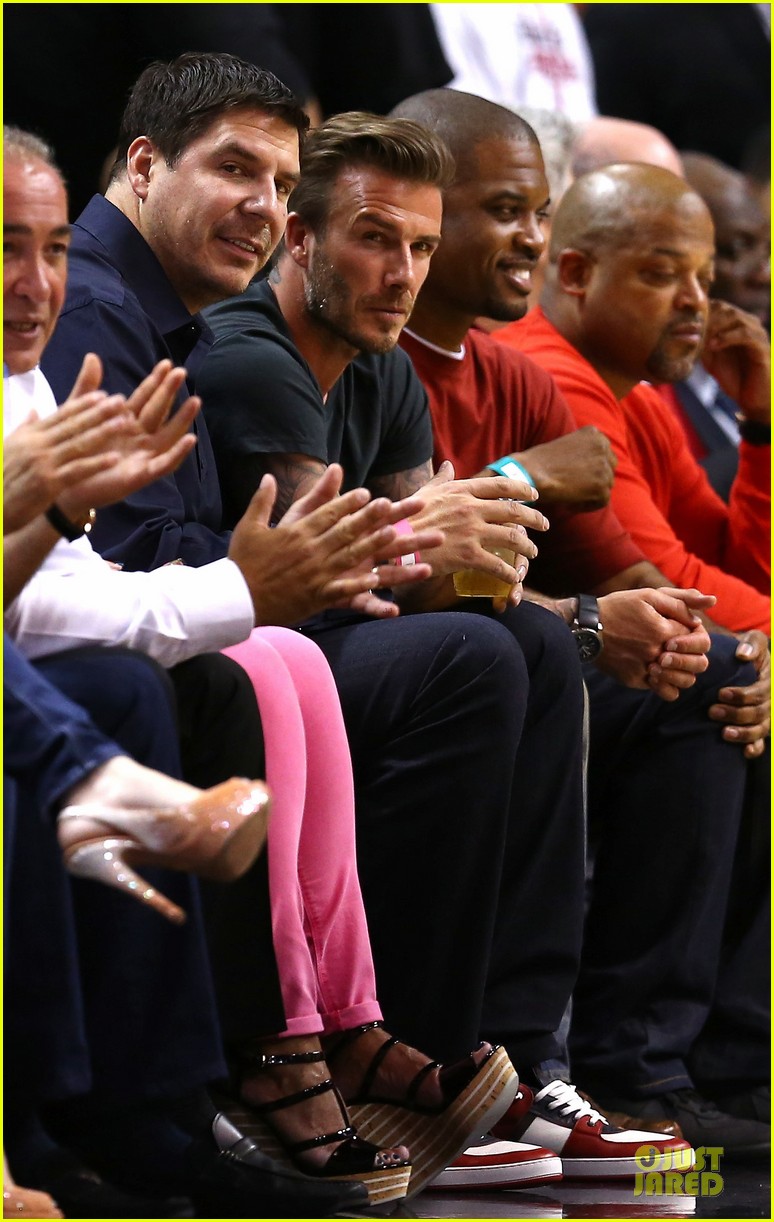 David Beckham: Miami Heat Conference Final Playoff Game!: Photo 2881576 ...