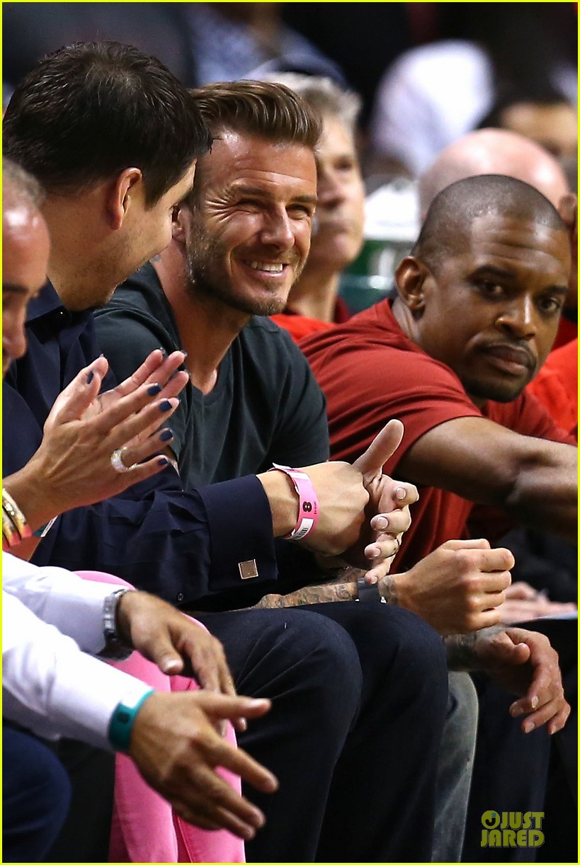 David Beckham: Miami Heat Conference Final Playoff Game!: Photo 2881577 ...