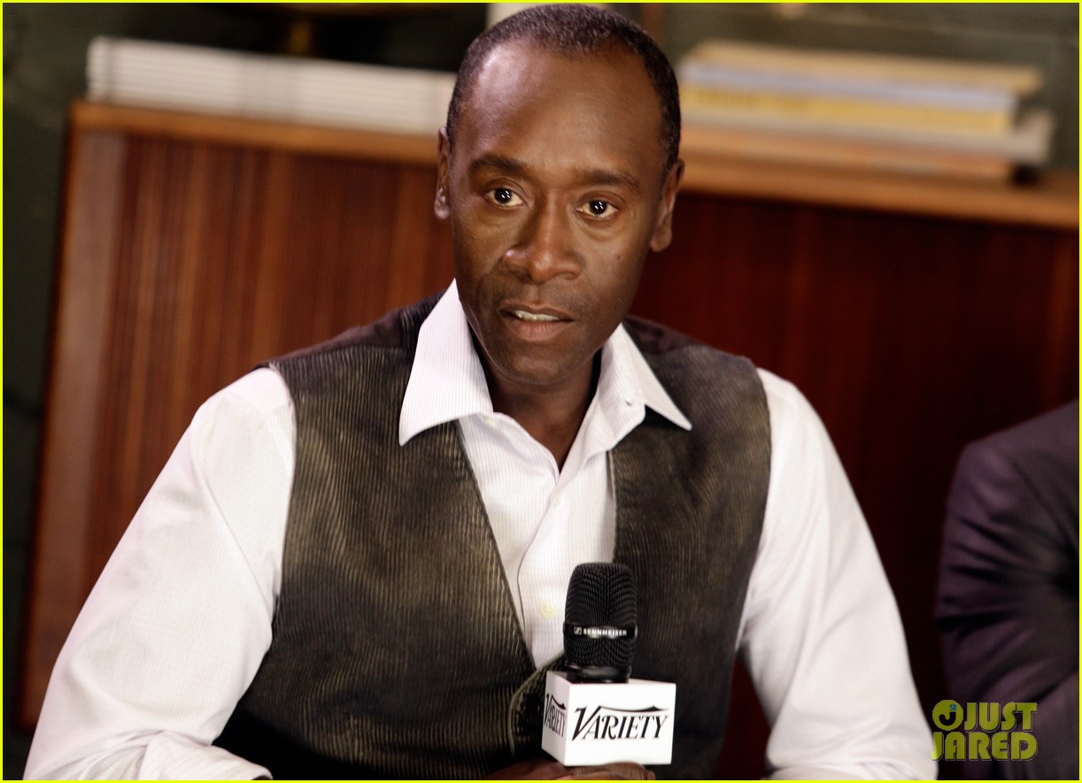 Don Cheadle & Adam Scott: Comedy Actors at Variety Studio!: Photo ...