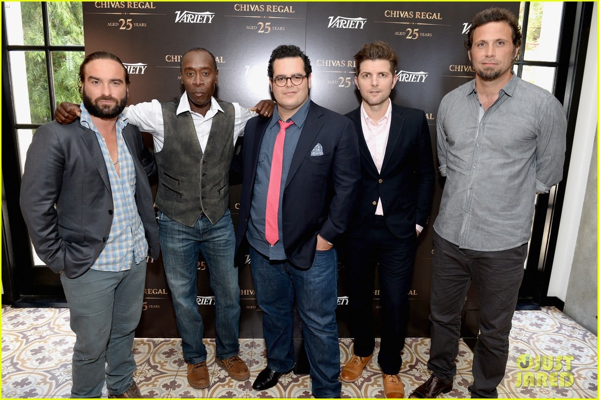 Don Cheadle & Adam Scott: Comedy Actors at Variety Studio!: Photo ...
