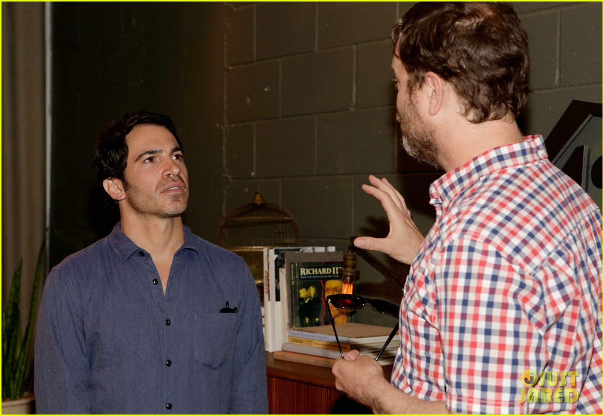 Don Cheadle & Adam Scott: Comedy Actors at Variety Studio!: Photo ...