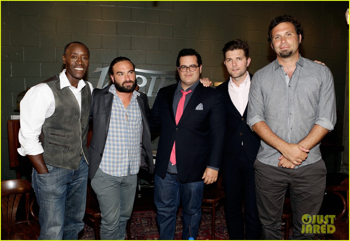 Don Cheadle & Adam Scott: Comedy Actors at Variety Studio!: Photo ...