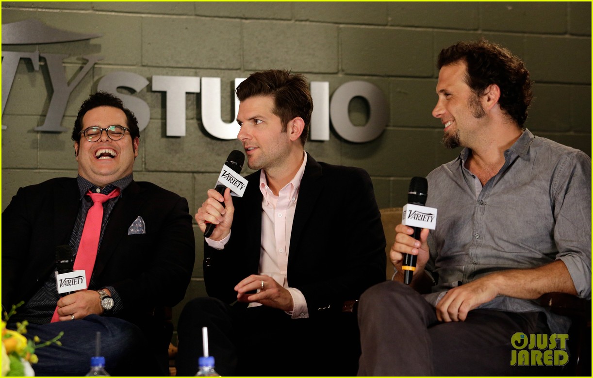 Don Cheadle & Adam Scott: Comedy Actors at Variety Studio!: Photo ...