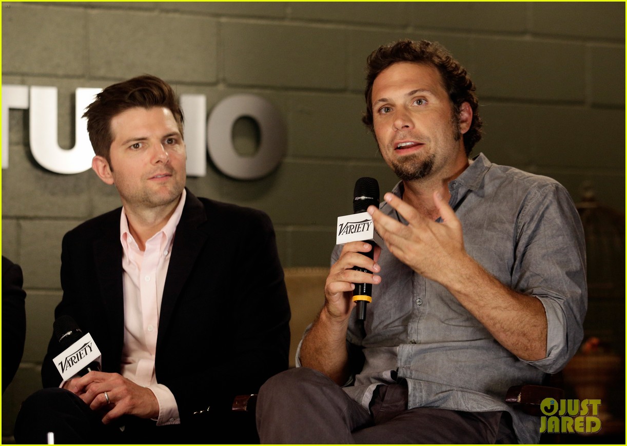 Don Cheadle & Adam Scott: Comedy Actors at Variety Studio!: Photo ...