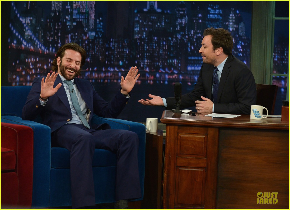 Bradley Cooper Wears Mini Basketball Hoop on 'Fallon'!: Photo 2869770 ...