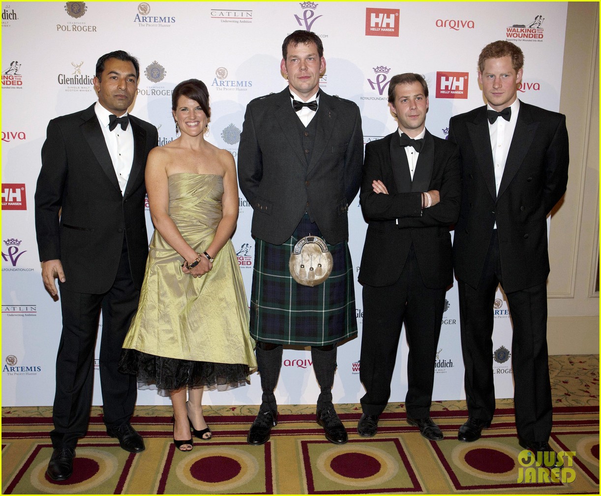 Prince Harry & Ellie Goulding: Walking with the Wounded Gala: Photo ...