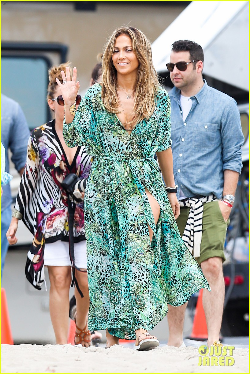 Jennifer Lopez: Music Video Set with Shirtless Casper Smart!: Photo ...
