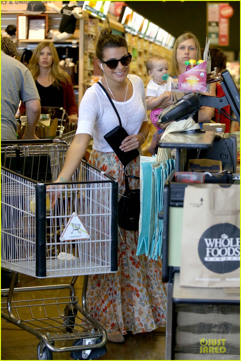 Lea Michele's Sheer Grocery Run, Cory Monteith's Striped Office Meeting ...