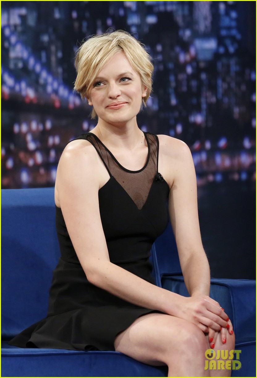 Elisabeth Moss: 'Late Night with Jimmy Fallon' Visit!: Photo 2876623 ...