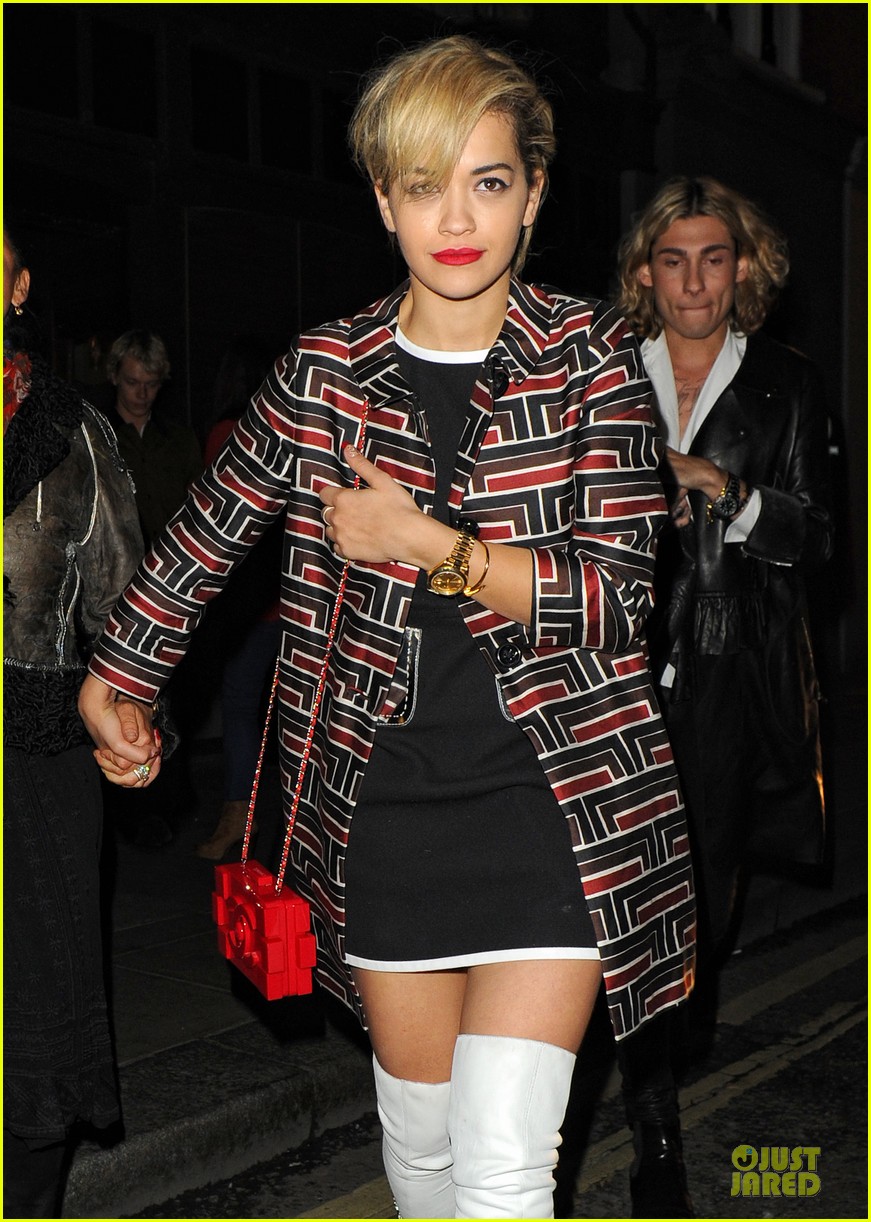 Rita Ora & Calvin Harris Hold Hands at Daft Punk Party!: Photo 2870008 ...