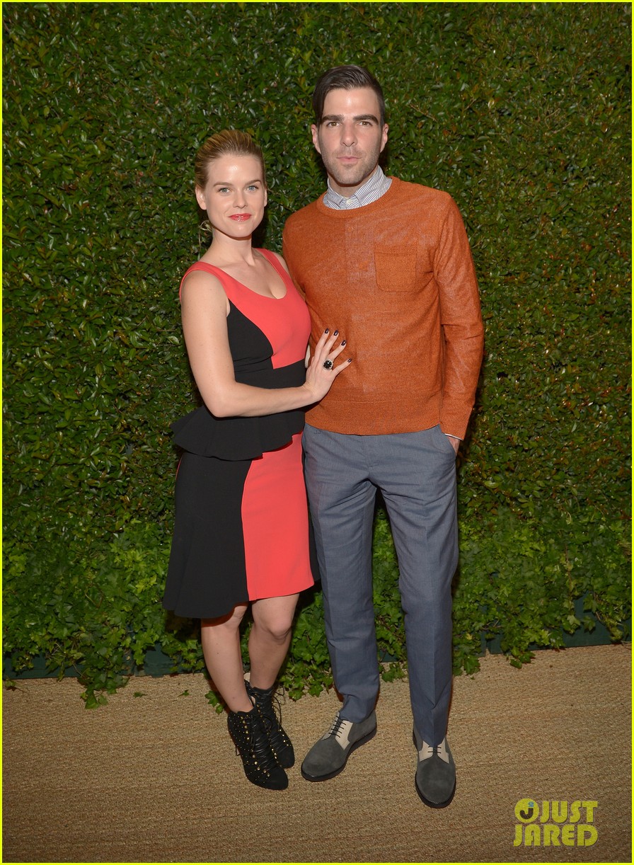 Zoe Saldana & Zachary Quinto: 'Vogue' MAC Cosmetics Dinner!: Photo ...