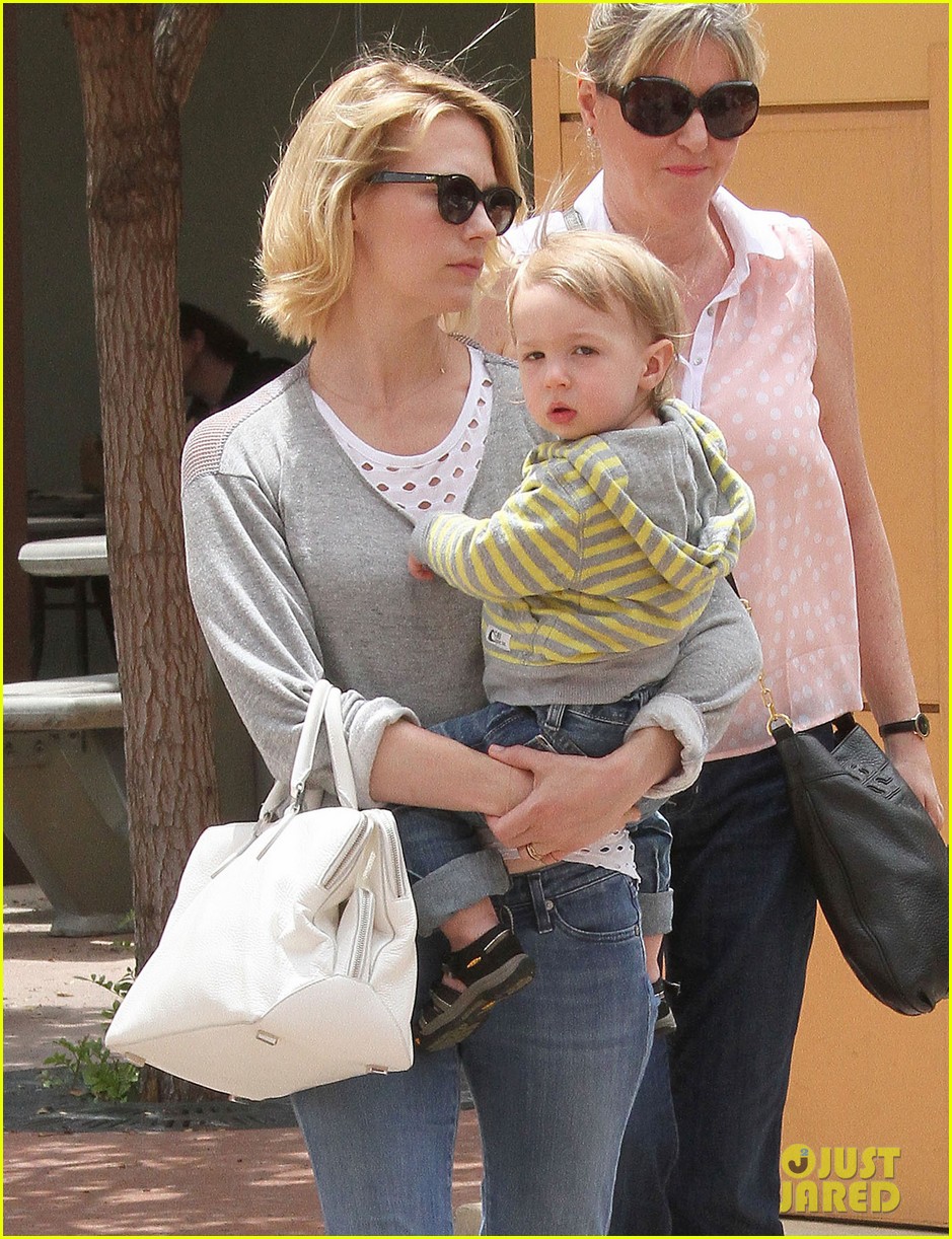 Baby Xander Grabs January Jones' Sunglasses Off Her Face!: Photo ...