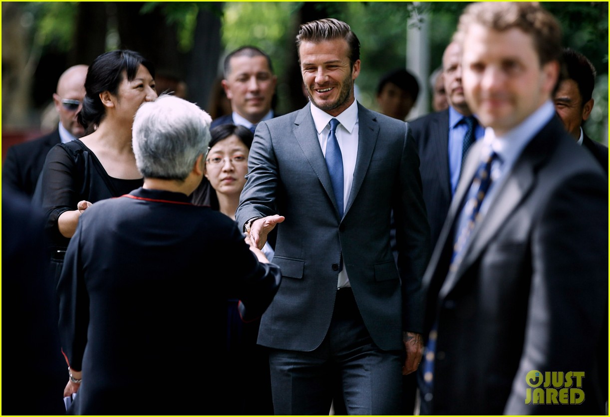 David Beckham Visits China!: Photo 2893626 | David Beckham Photos ...
