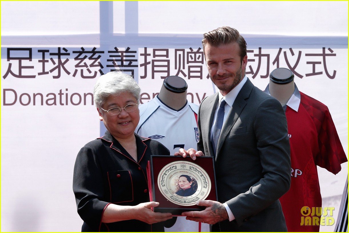 David Beckham Visits China!: Photo 2893627 | David Beckham Photos ...