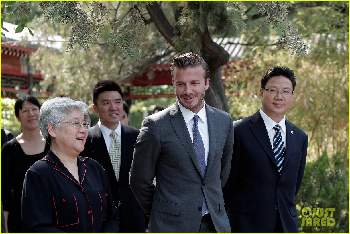David Beckham Visits China!: Photo 2893629 | David Beckham Photos ...