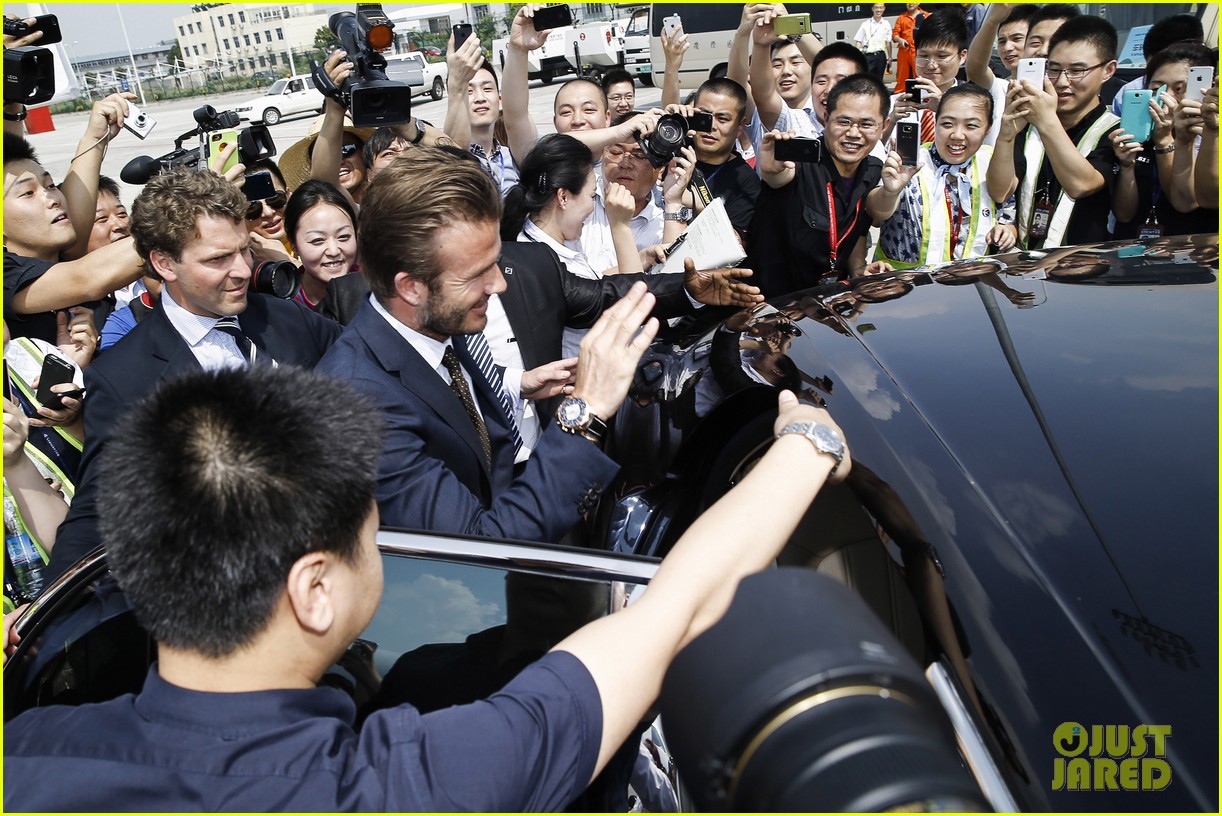 David Beckham Visits China!: Photo 2893632 | David Beckham Photos ...