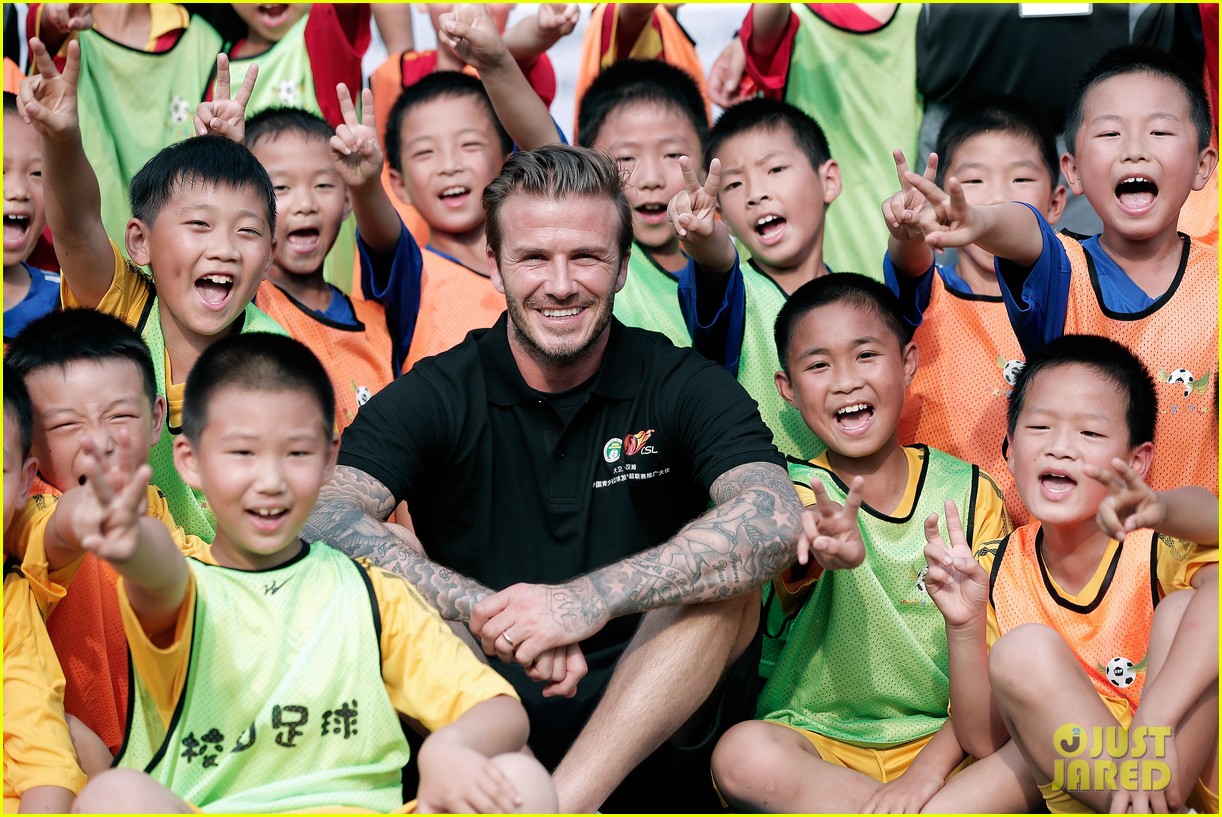 David Beckham Visits China!: Photo 2893637 | David Beckham Photos ...