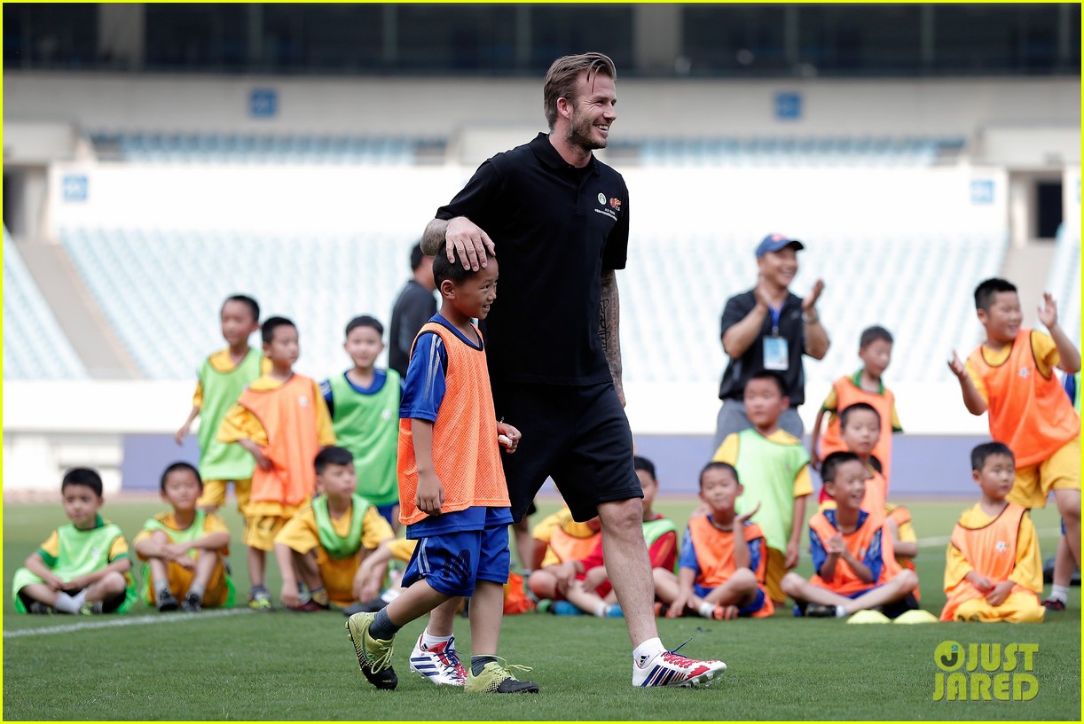 David Beckham Visits China!: Photo 2893638 | David Beckham Photos ...