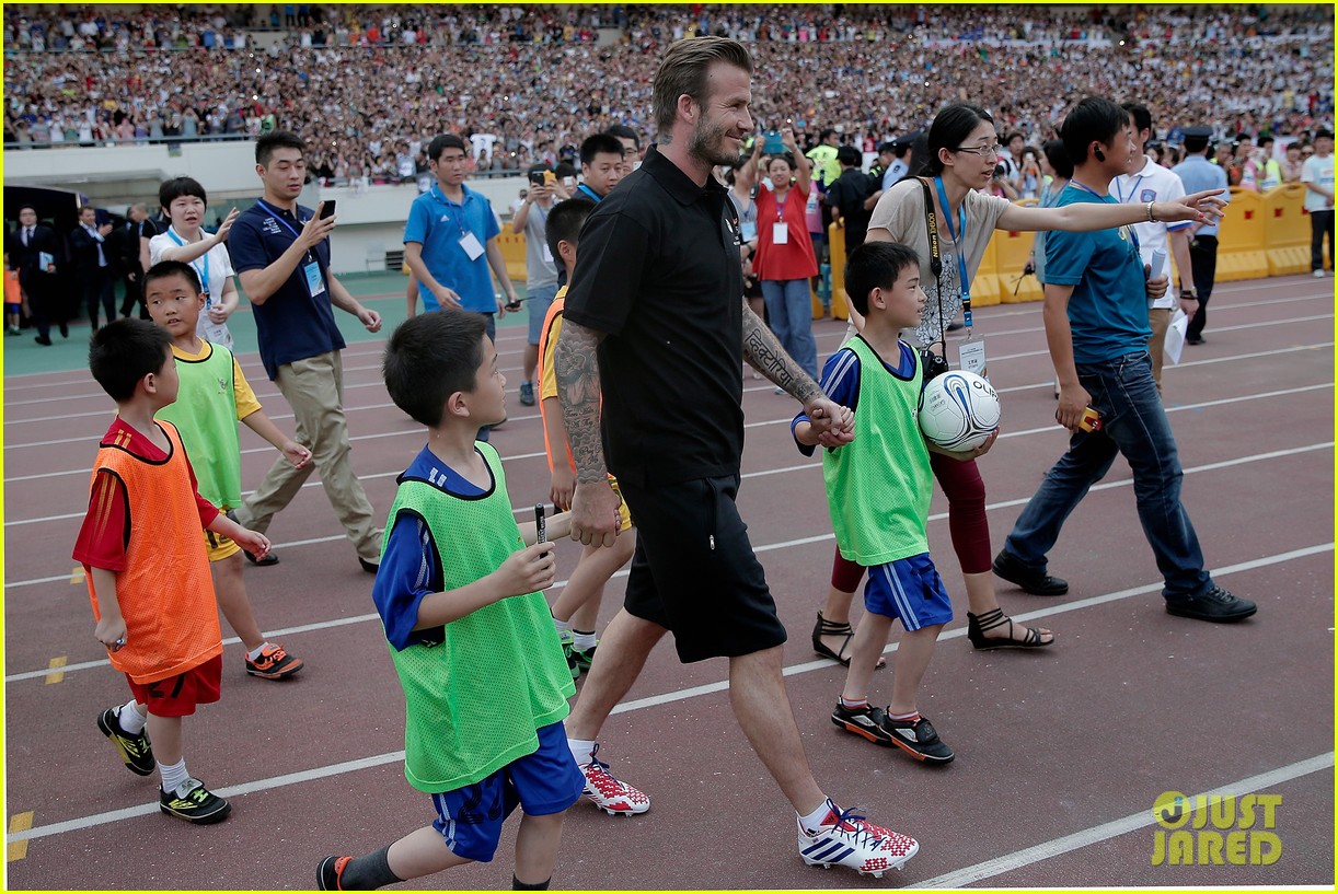 David Beckham Visits China!: Photo 2893639 | David Beckham Photos ...