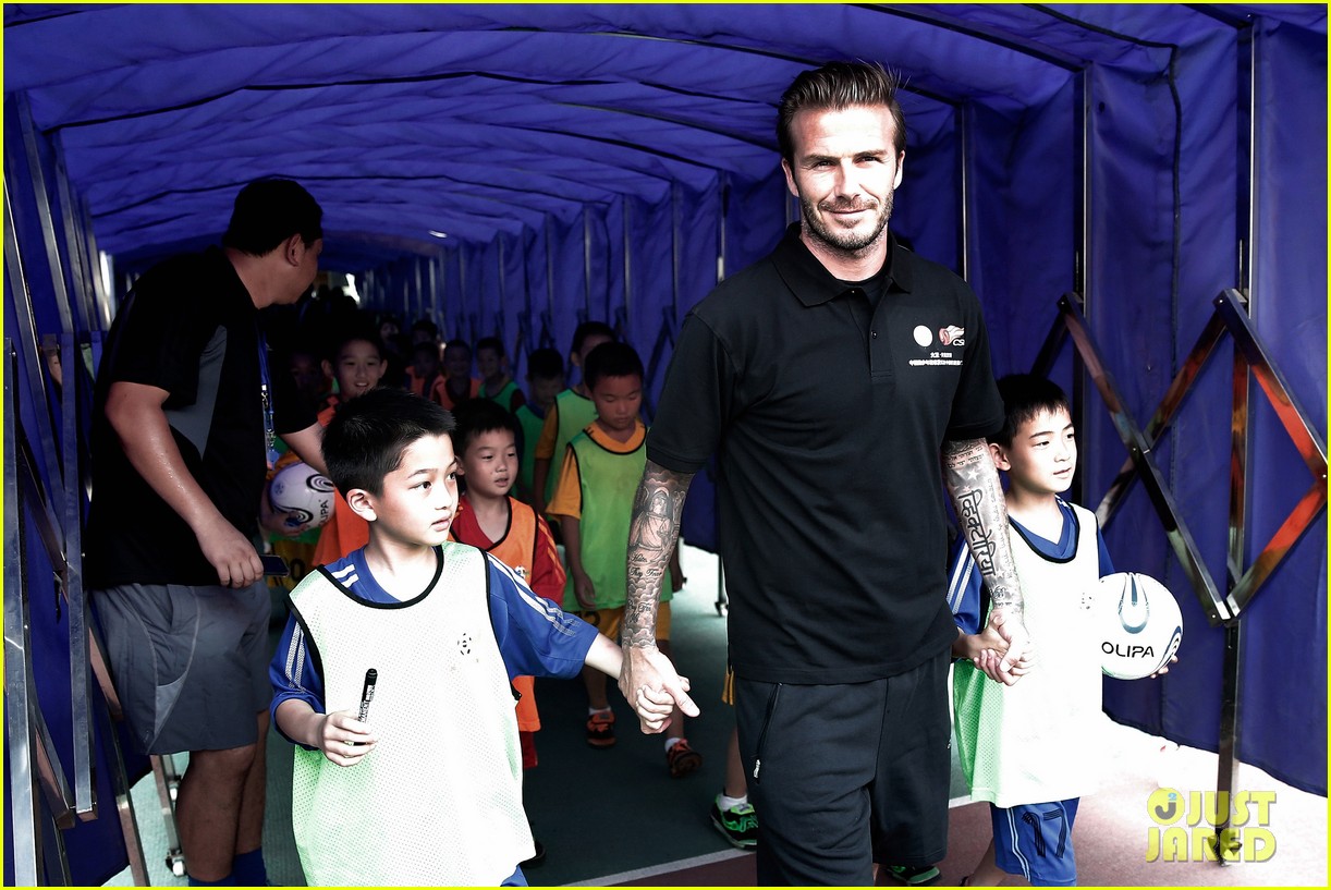 David Beckham Visits China!: Photo 2893641 | David Beckham Photos ...