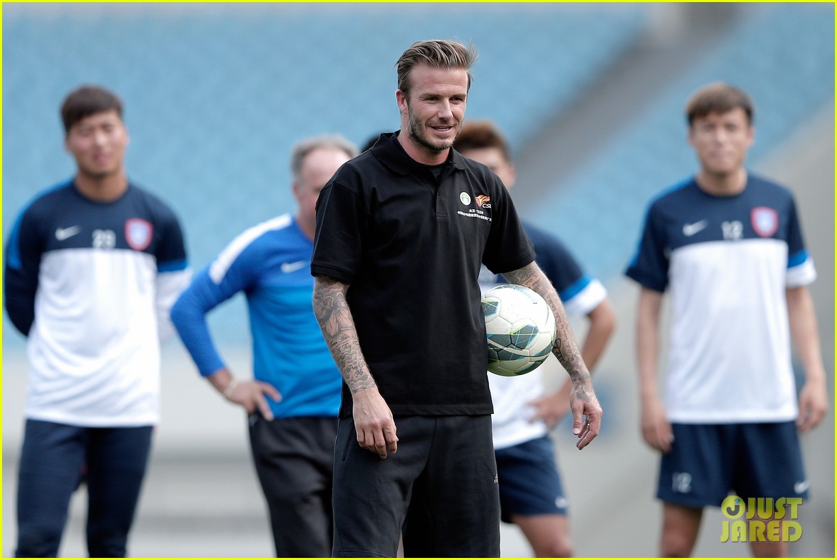 David Beckham Visits China!: Photo 2893645 | David Beckham Photos ...