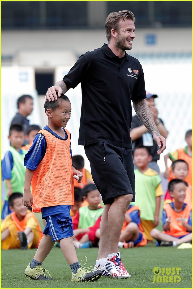 David Beckham Visits China!: Photo 2893647 | David Beckham Photos ...
