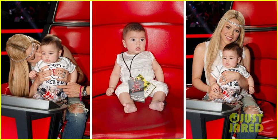 Shakira & Baby Milan Are 'Ready' for 'Voice' Season Six!: Photo 2895021 ...
