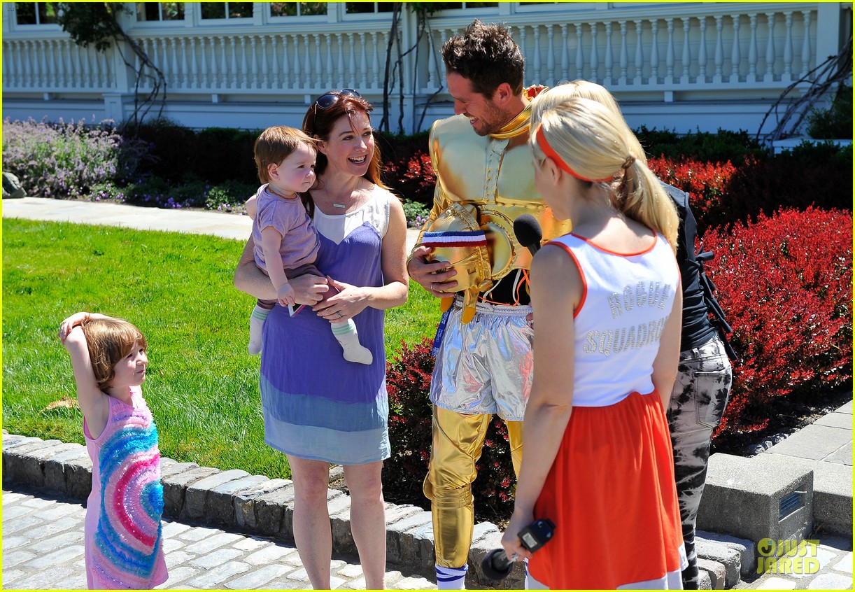 Chris Colfer & Alyson Hannigan: Course Of The Force Relay!: Photo ...
