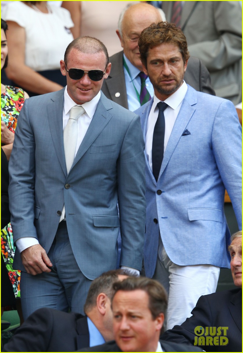 Gerard Butler & Bradley Cooper: Wimbledon Watchers!: Photo 2905450 ...