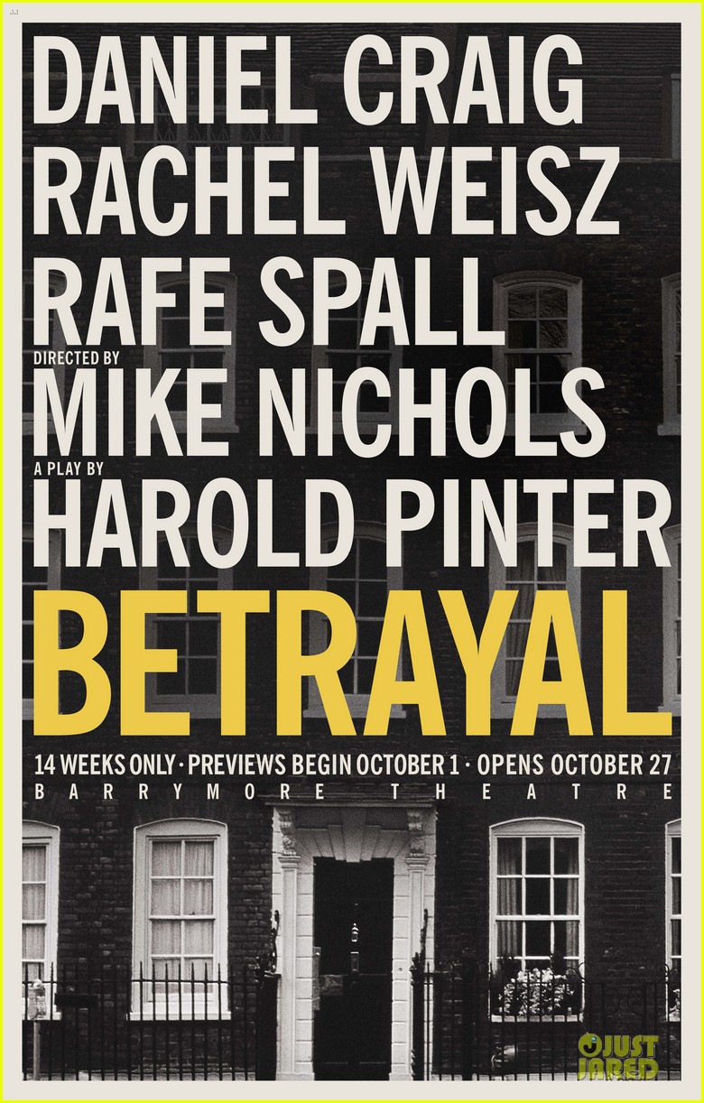 Daniel Craig & Rachel Weisz: 'Betrayal' Rehearsal with Rafe Spall ...
