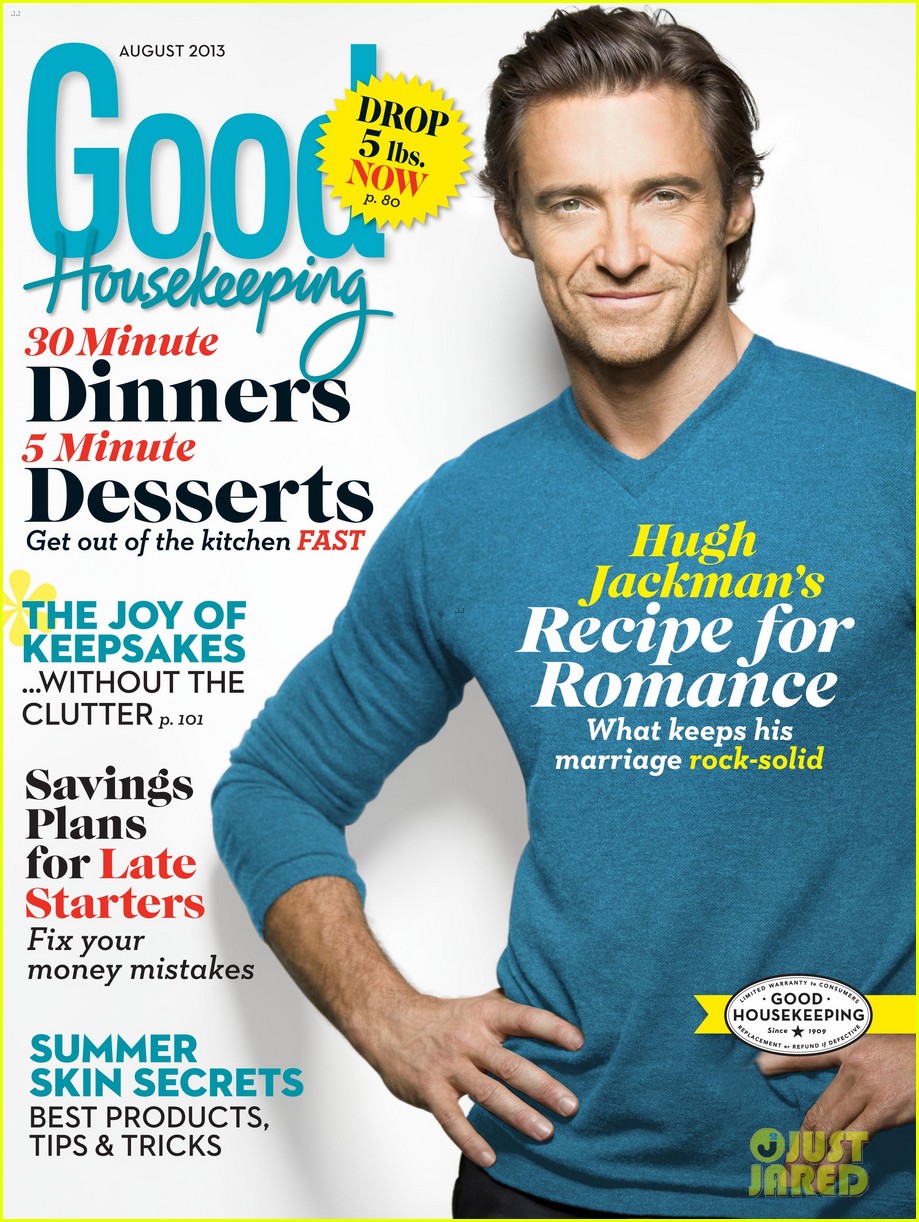 Hugh Jackman Covers 'Good Housekeeping' August 2013: Photo 2908132 ...