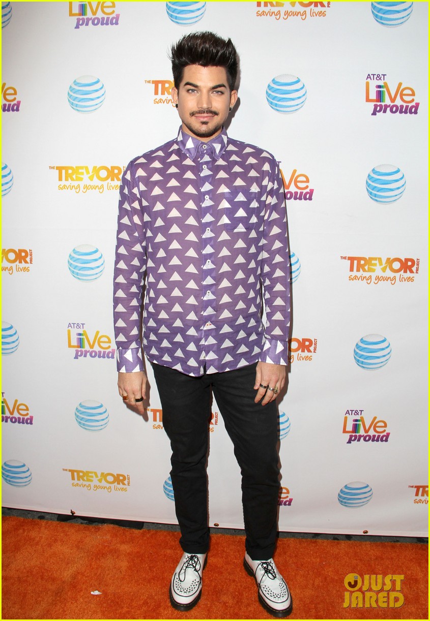 Adam Lambert: Trevor Project Live Proud Campaign Show!: Photo 2903977 ...