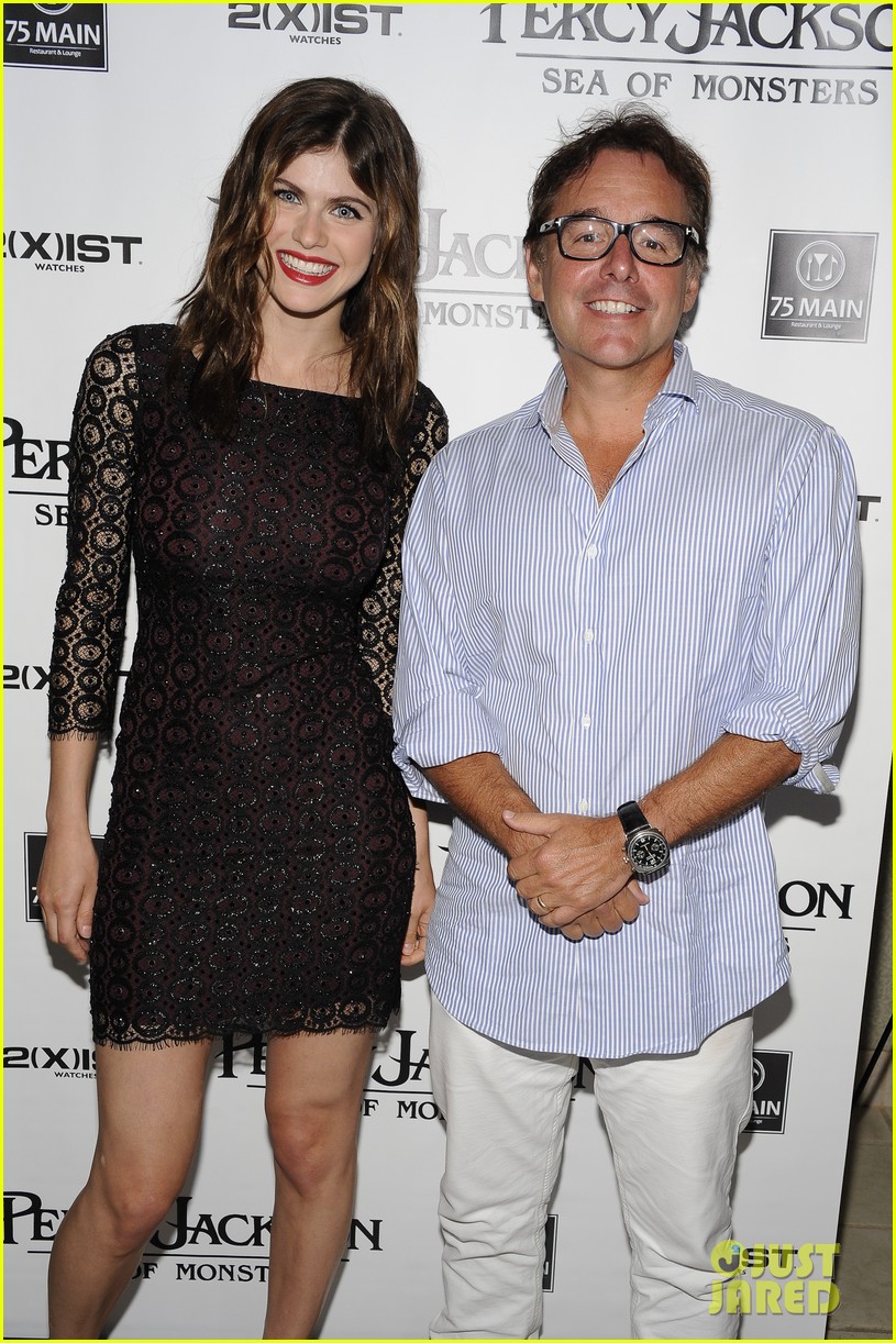 Logan Lerman & Alexandra Daddario: 'Percy Jackson' Hamptons Premiere ...