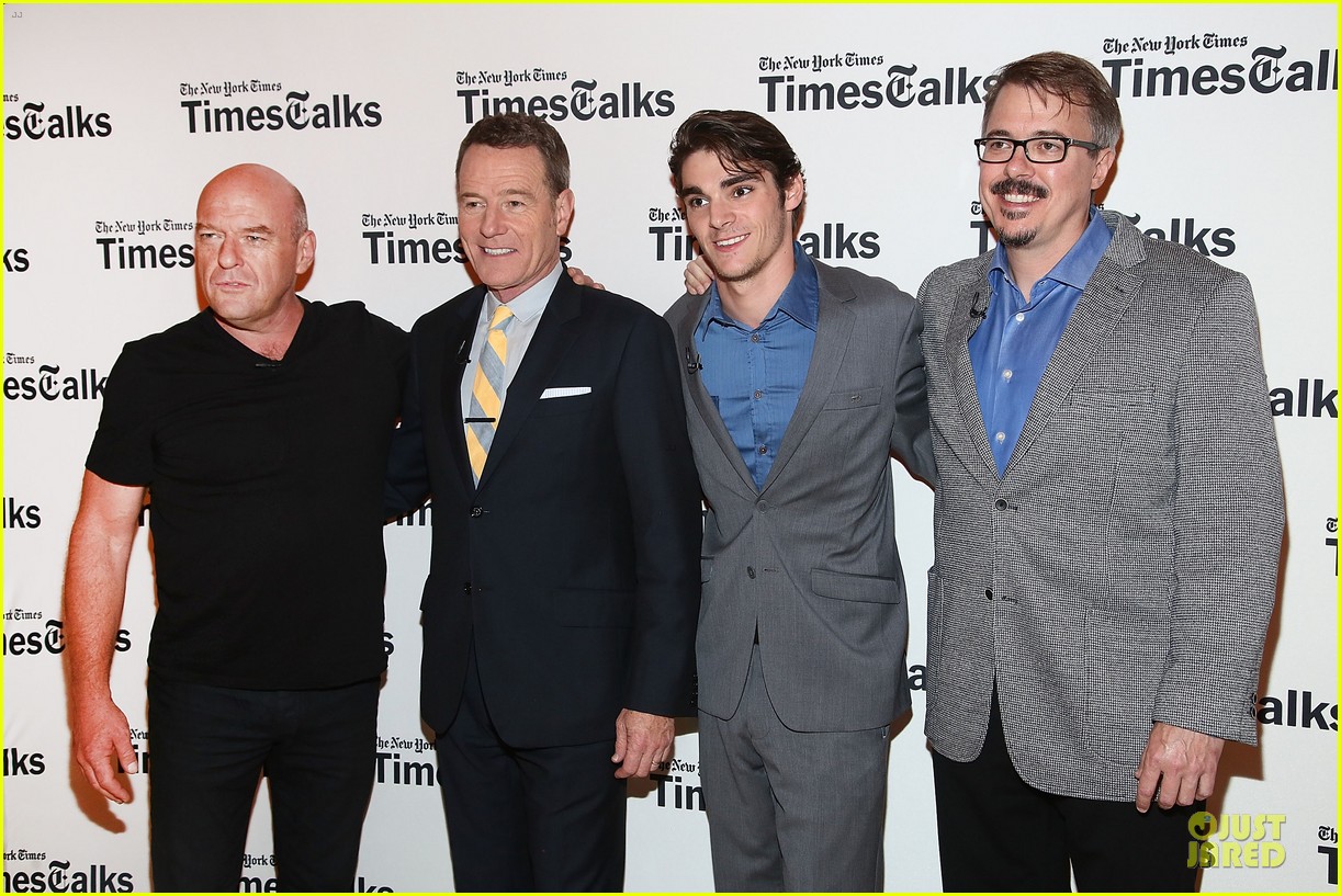 Aaron Paul & Bryan Cranston: 'Breaking Bad' Promo at TimesTalk!: Photo ...