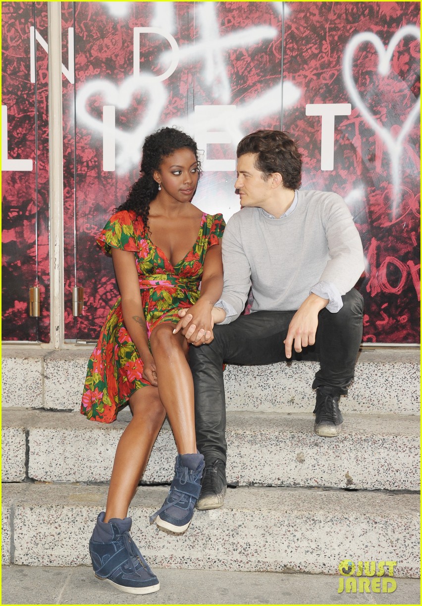Orlando Bloom: 'Romeo & Juliet' Photo Call with Condola Rashad!: Photo ...