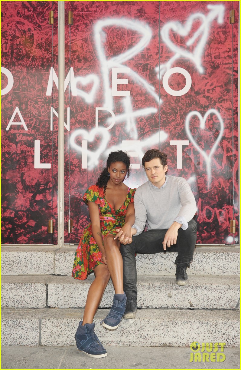 Orlando Bloom: 'Romeo & Juliet' Photo Call with Condola Rashad!: Photo ...