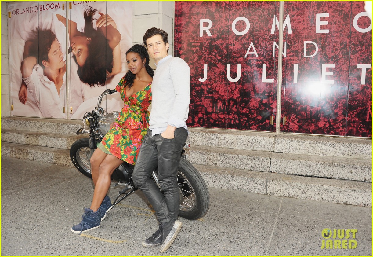Orlando Bloom: 'Romeo & Juliet' Photo Call with Condola Rashad!: Photo ...