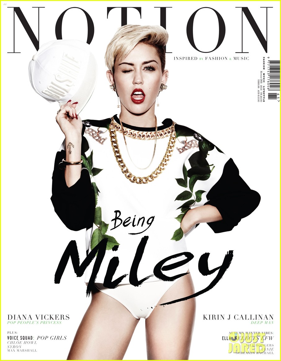 Miley Cyrus Covers 'Notion' Magazine's Dual Covers: Photo 2940417 | Magazine, Miley Cyrus Photos ...