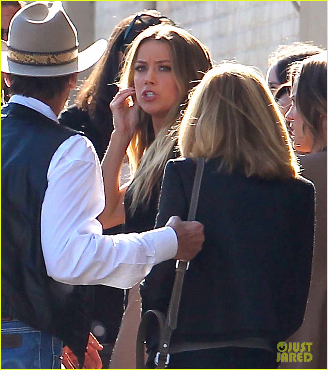 Amber Heard Stops by 'Jimmy Kimmel Live' for 'Paranoia' Promo: Photo ...